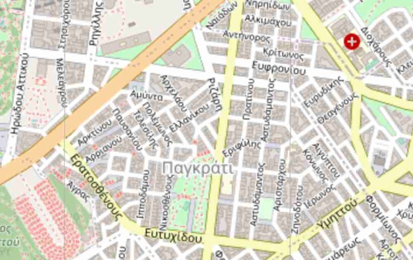 Αναλυτικός χάρτης Πειραιά με οδούς - Χάρτες: