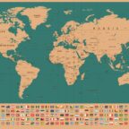 World Atlas 1837 - Χάρτες τοίχου: